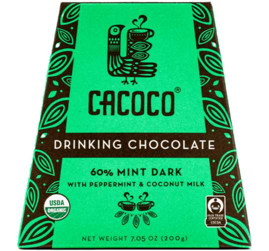 Mint Dark CaCoco Cacao Pyramids - Asheville Dispensary