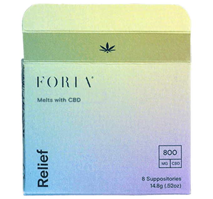 Foria Relief CBD Suppositories - Asheville Dispensary