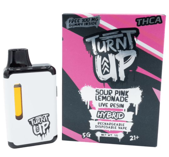 Turnt Up - 5 Gram THCA Vape - Sour Pink Lemonade