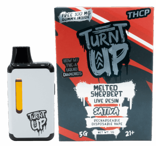 Turnt Up 5 Gram THCP Vape - Melted Sherbert